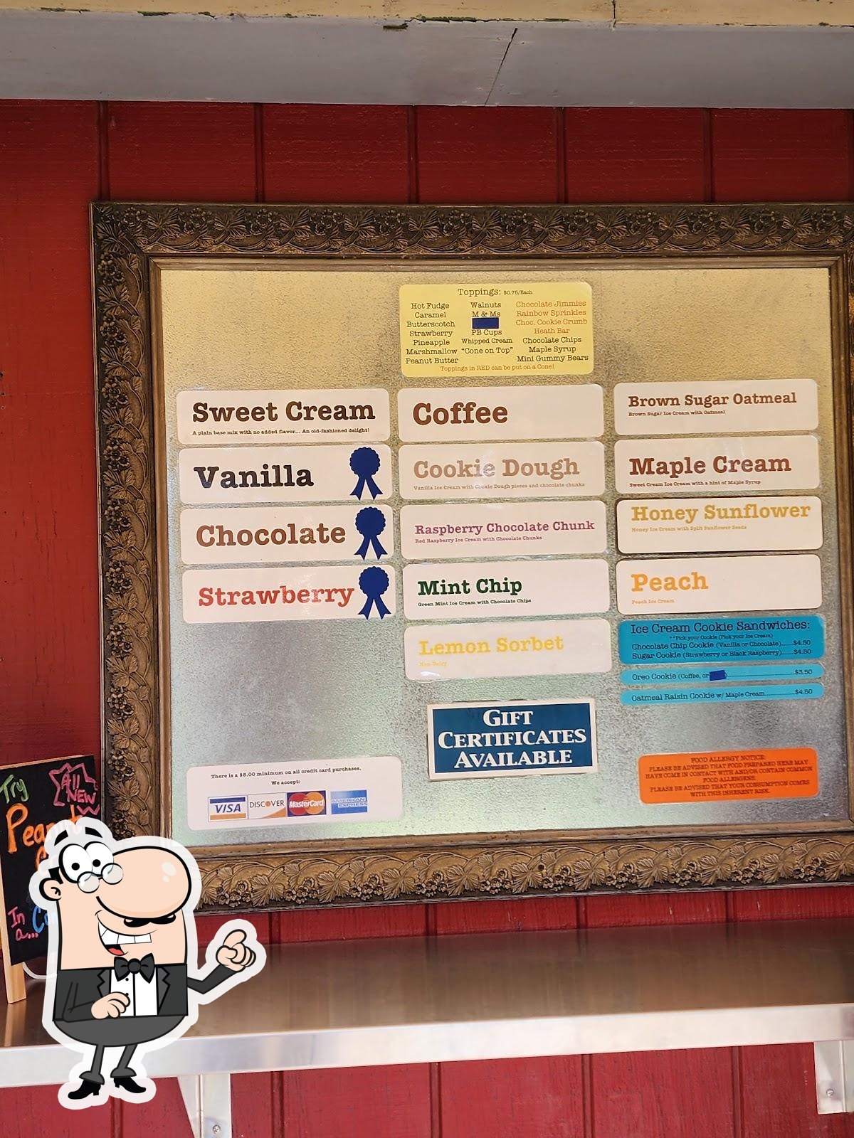 Ilsley's Ice Cream, Weare - Restaurant menu, prices and reviews