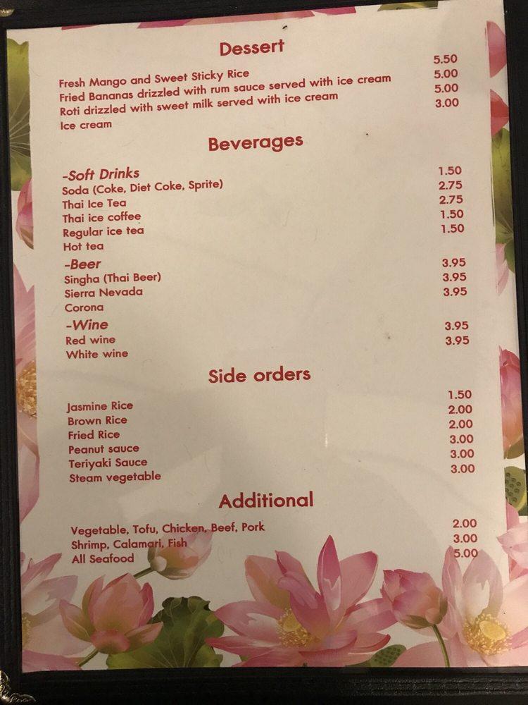 Menu at Boon Boon Cafe, Sacramento, Stockton Blvd