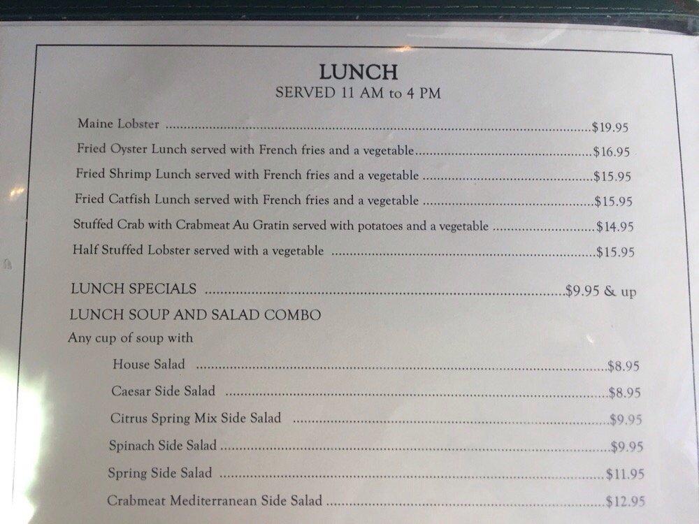 Menu at Drago's Seafood Restaurant - Metairie - The Original, Metairie