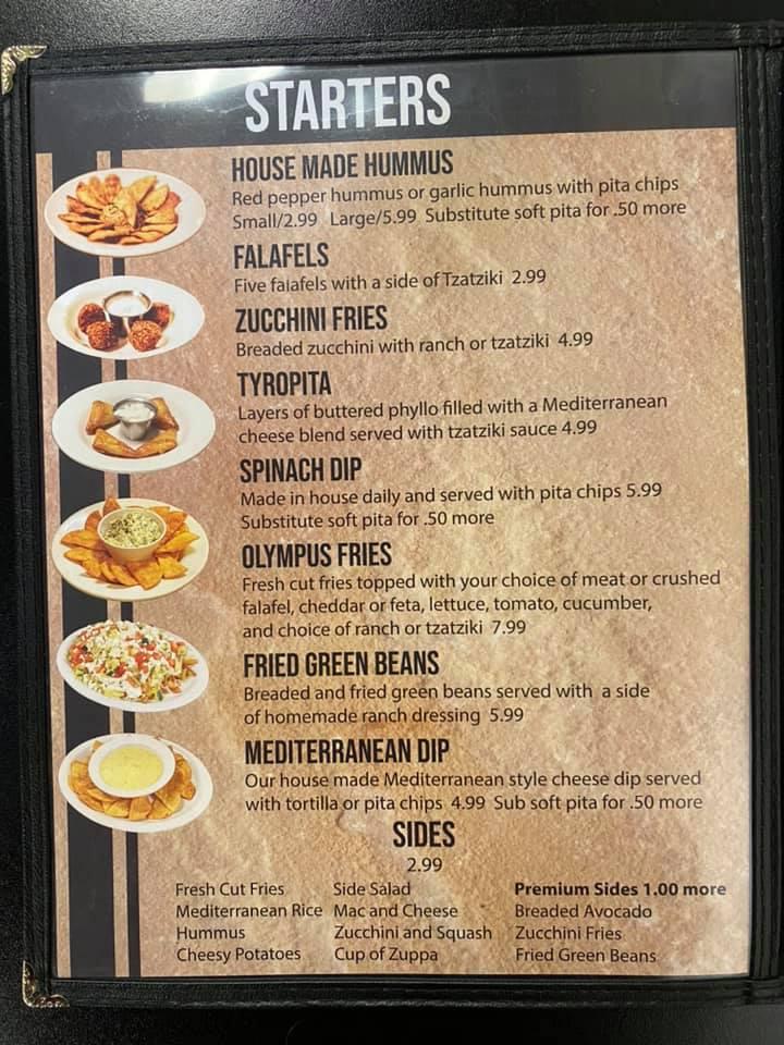Menu at Foodies Restaurant & Grill, Russellville, E Parkway Dr