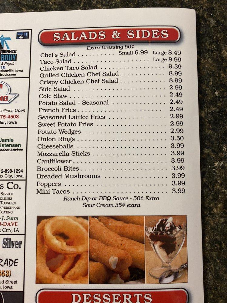 Menu at Midwest Deli & Grill Ltd restaurant, Holstein