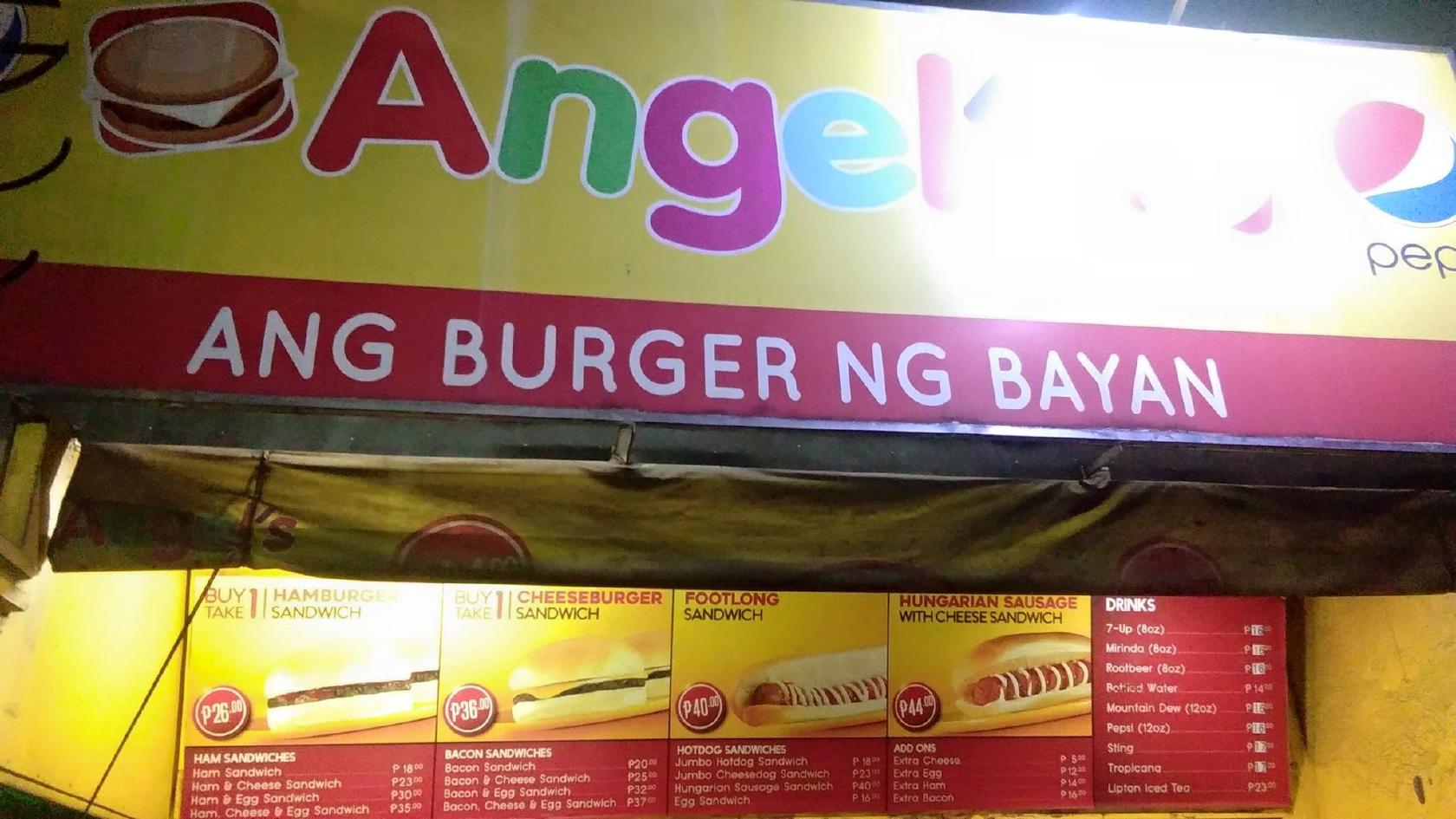 Angel's Burger restaurant, Quezon City, 175 Batasan Rd - Restaurant reviews
