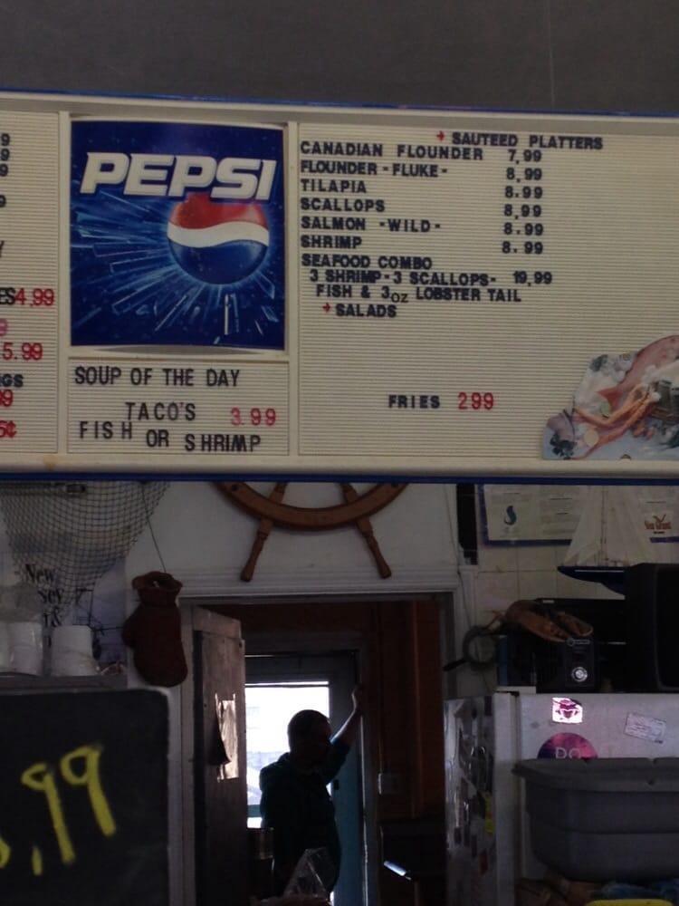 Menu at Barbera Seafood, Atlantic City