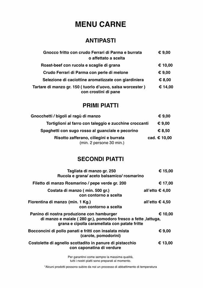 Menu at 6 Per Sempre - Ristorante Pizzeria, Maserà di Padova