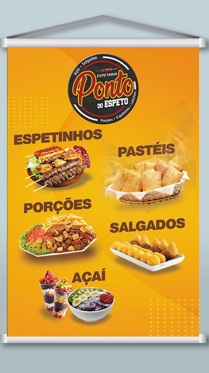 Menu at Ponto do espeto, Itanhaém