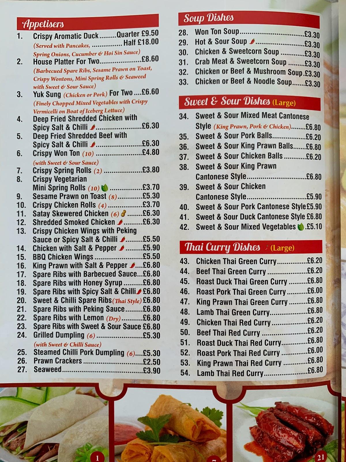 Menu at Classic Canton fast food, Ripley