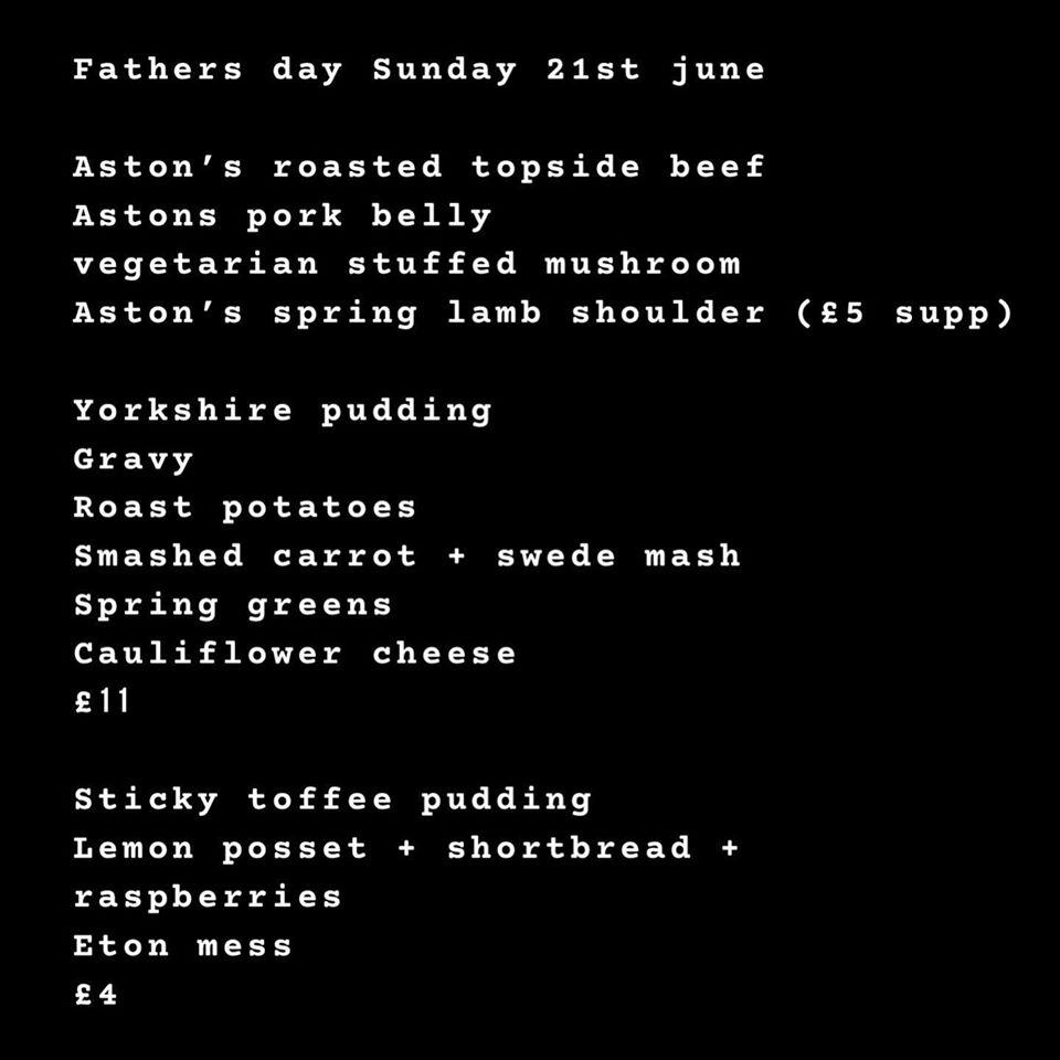 Menu at The Backyard Cafe, Kingswinford
