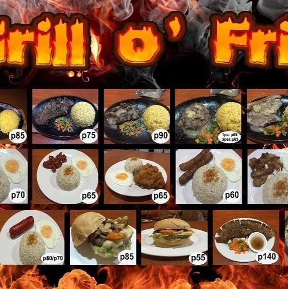 Menu at Grill o Frito, Daet