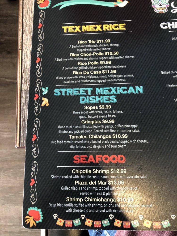 Menu at La Catrina Tacos & Margaritas restaurant, Ellijay