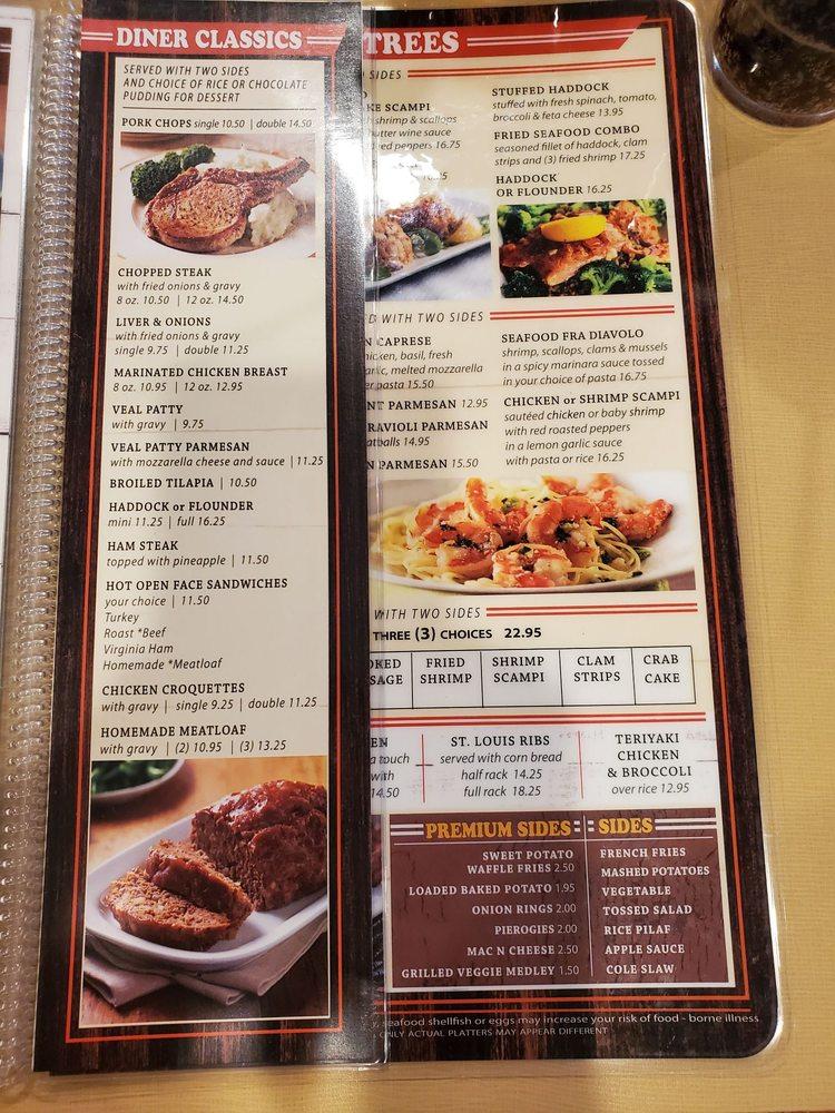 Menu at Hanover Eatery restaurant, Bethlehem