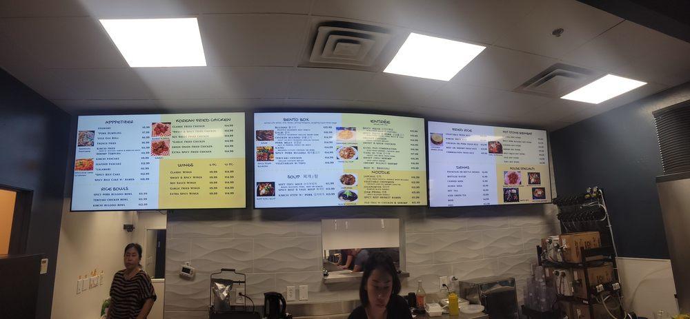 Menu at Gogi & Asian Cuisine restaurant, Phoenix