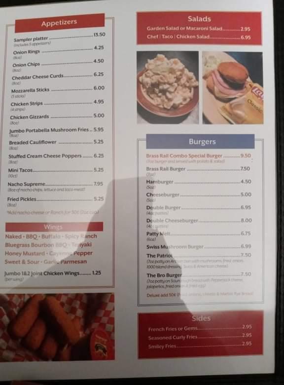 Menu at Pine Street Pub & Pizza, Clarkson
