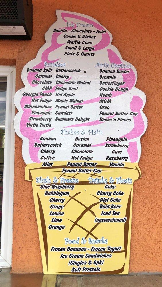 Menu at Annie's Soft Ice Cream, Campbelltown