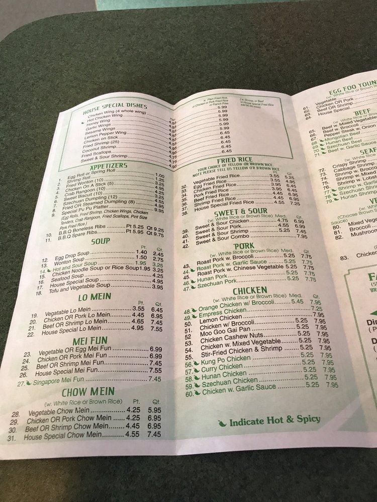 Menu at Mandarin Kitchen restaurant, Mobile, S University Blvd suite g