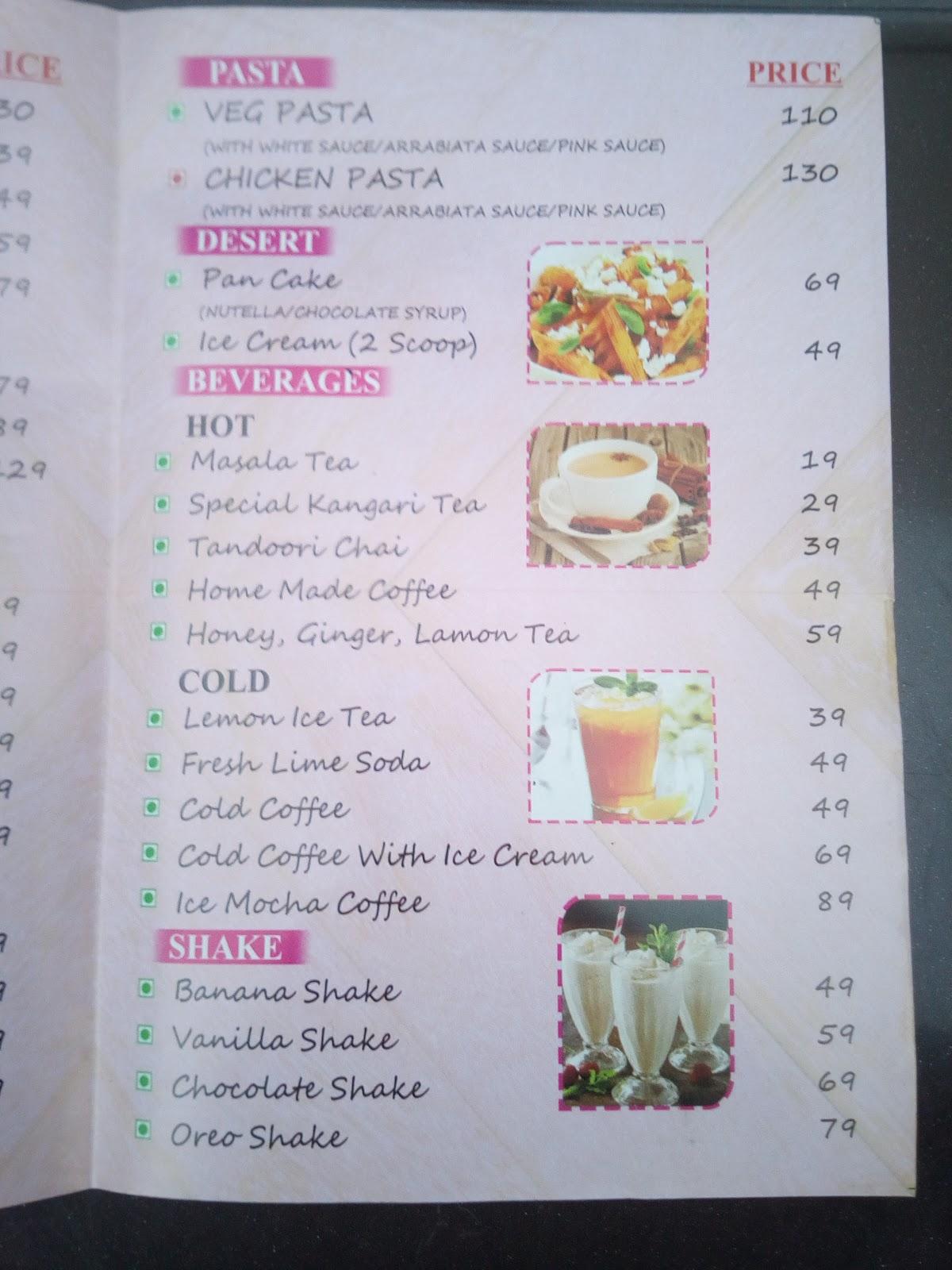 Menu at PINK BURGER CAFE, Greater Noida