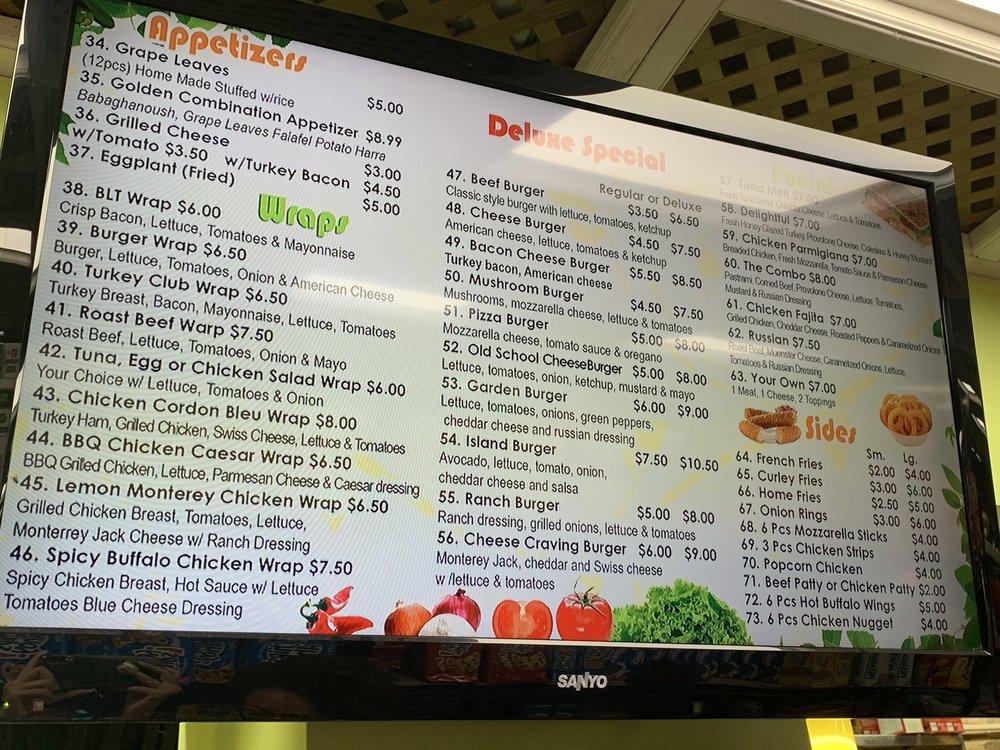 Menu at Gold Street Market, New York City, 257 Gold St