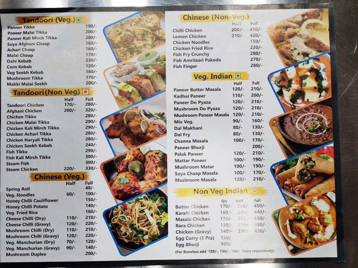 Menu at The Tasty Touch, Chandigarh