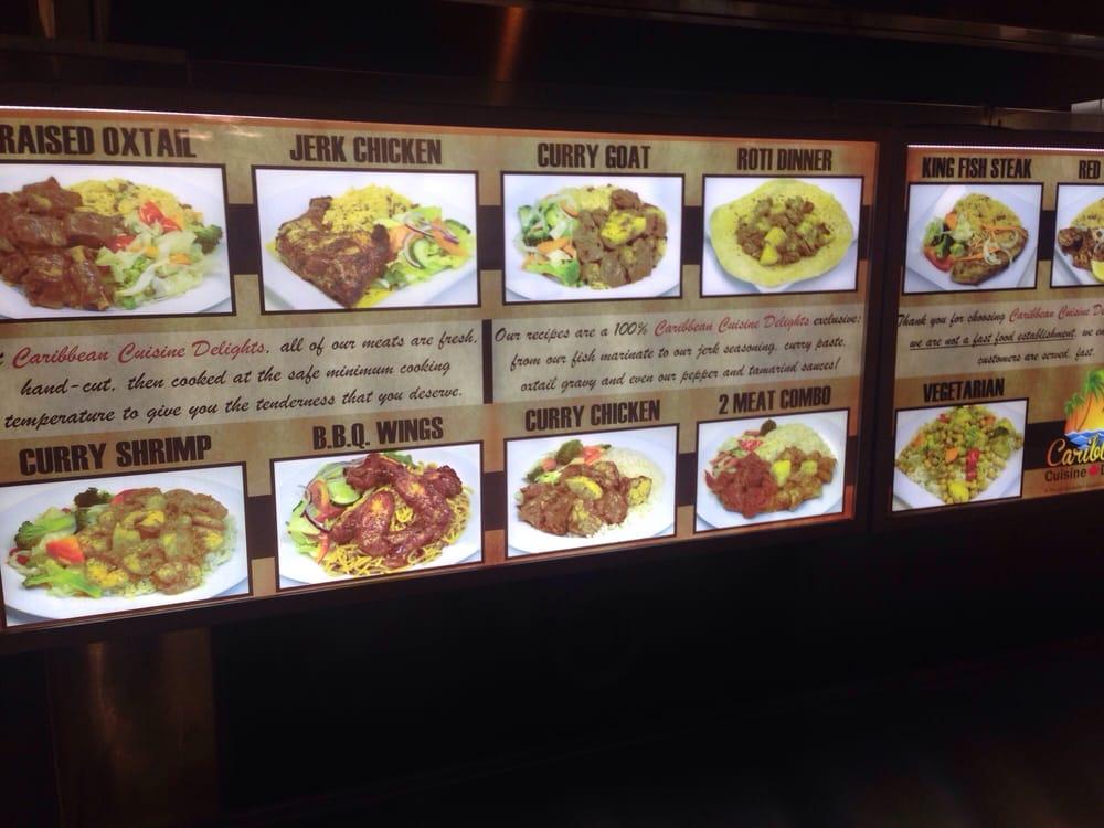 Menu at Caribbean Cuisine Delights restaurant, Toronto