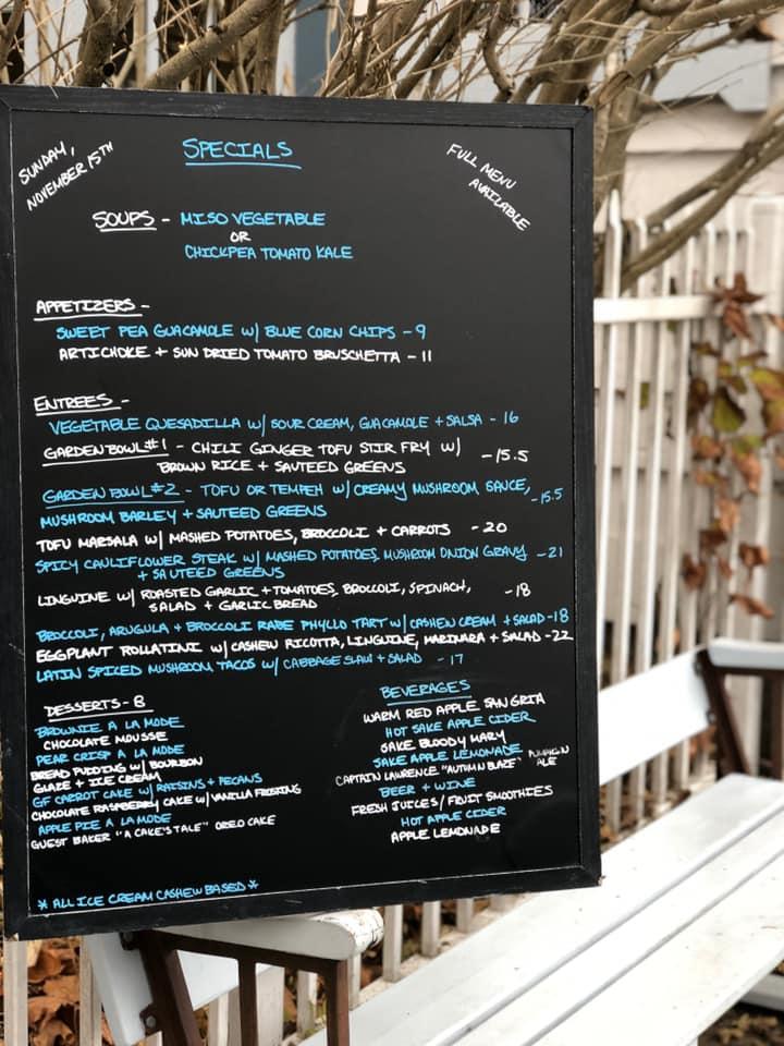 Menu at Garden Cafe Woodstock, Woodstock