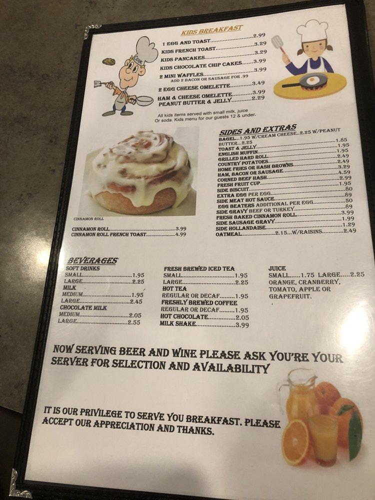 Menu at Landmark Family Restaurant, East Rochester
