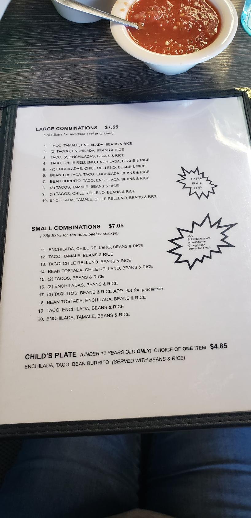 Menu at Country Fare Café restaurant, Fresno