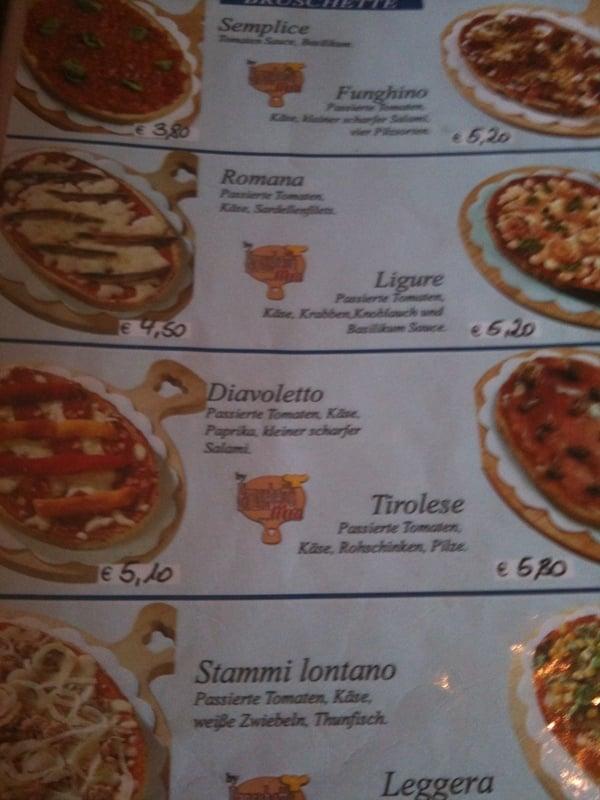 Speisekarte von Ristorante & Pizzeria Rialto, Braunlage