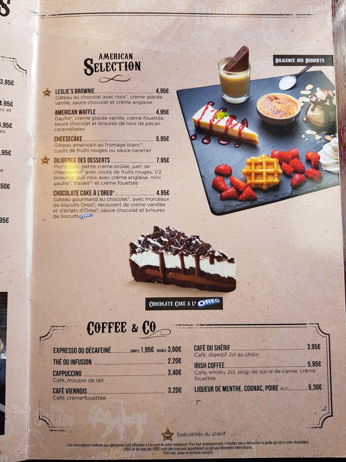 Menu at Buffalo Grill restaurant, Émerainville, Le Pavé Neuf