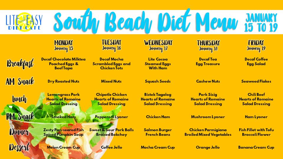 Menu at Lite and Easy Diet Cafe, Quezon City