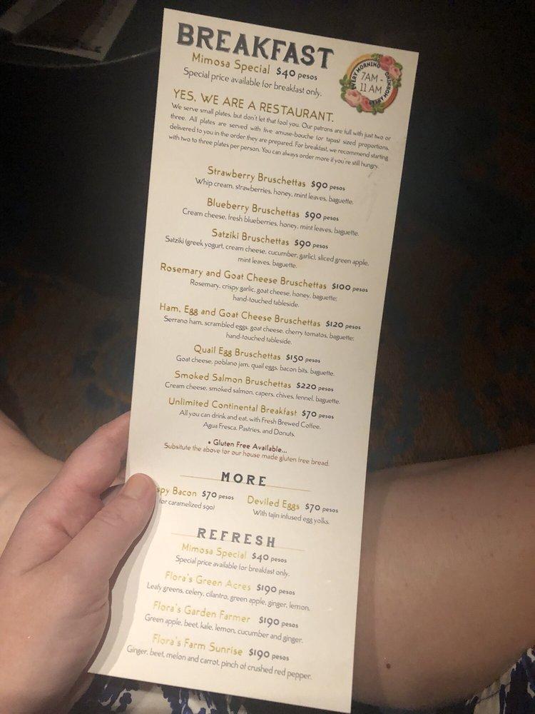 Menu at Outpost pub & bar, Cabo San Lucas