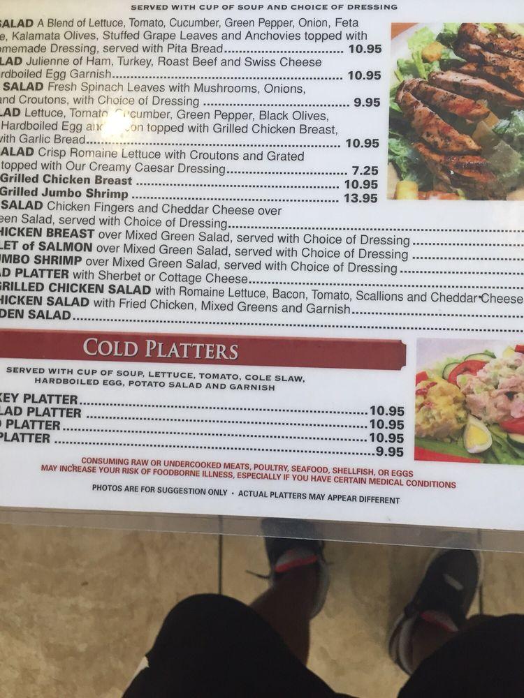 Menu at Folcroft Diner restaurant, Folcroft