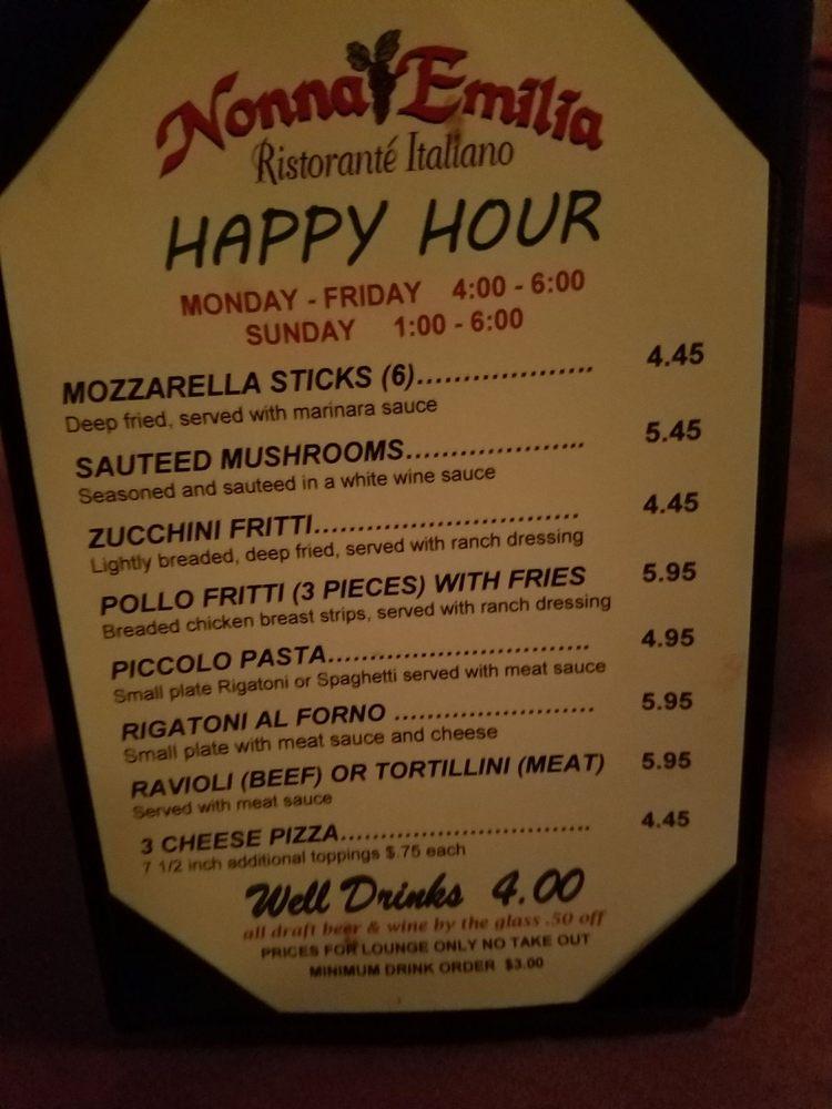Menu at Nonna Emilia Ristorante Italiano pizzeria, Aloha
