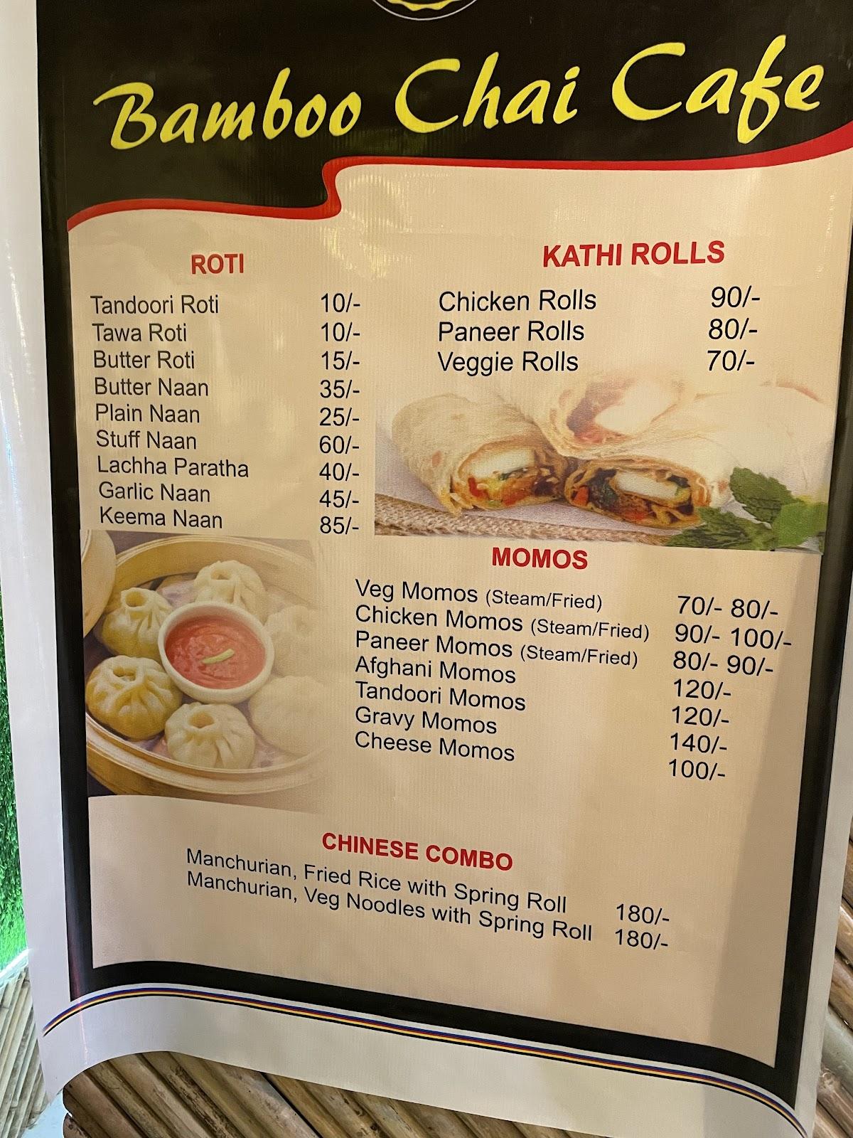 Menu at Bamboo Chai Cafe & Restaurant, Dehradun