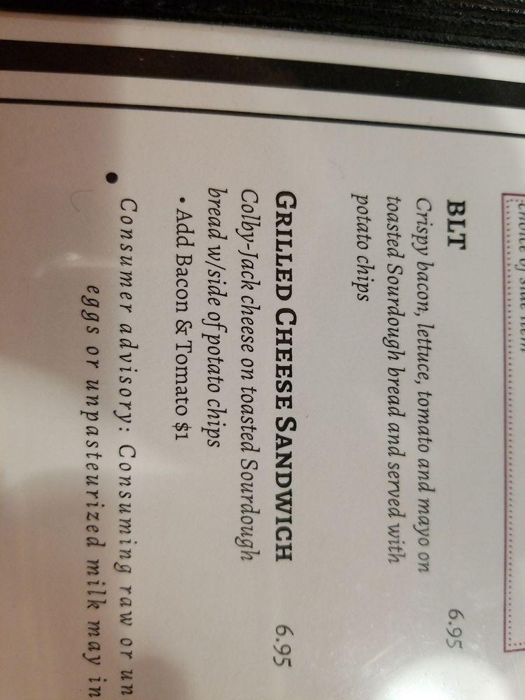 Menu at Brown House Cafe, Woodway, Jordan Ln