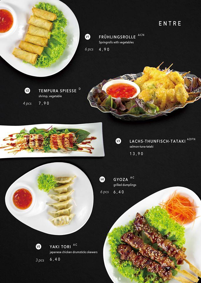 Menu at Japanischer Restaurant Miyako, Soelden