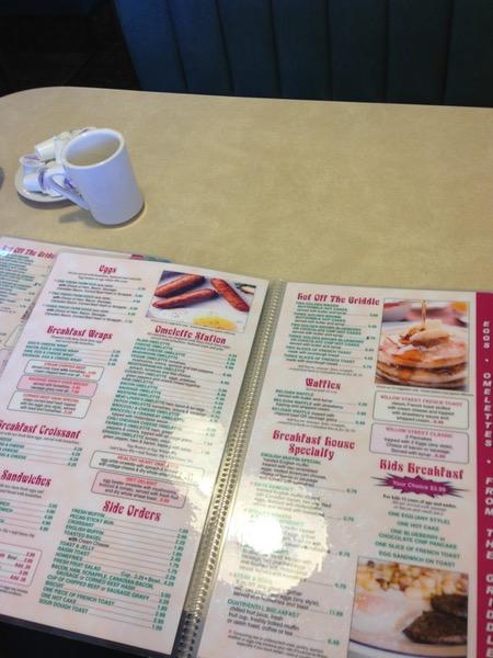 Menu at Willow Street Restaurant, Willow Street, Willow Street Pike N #9510