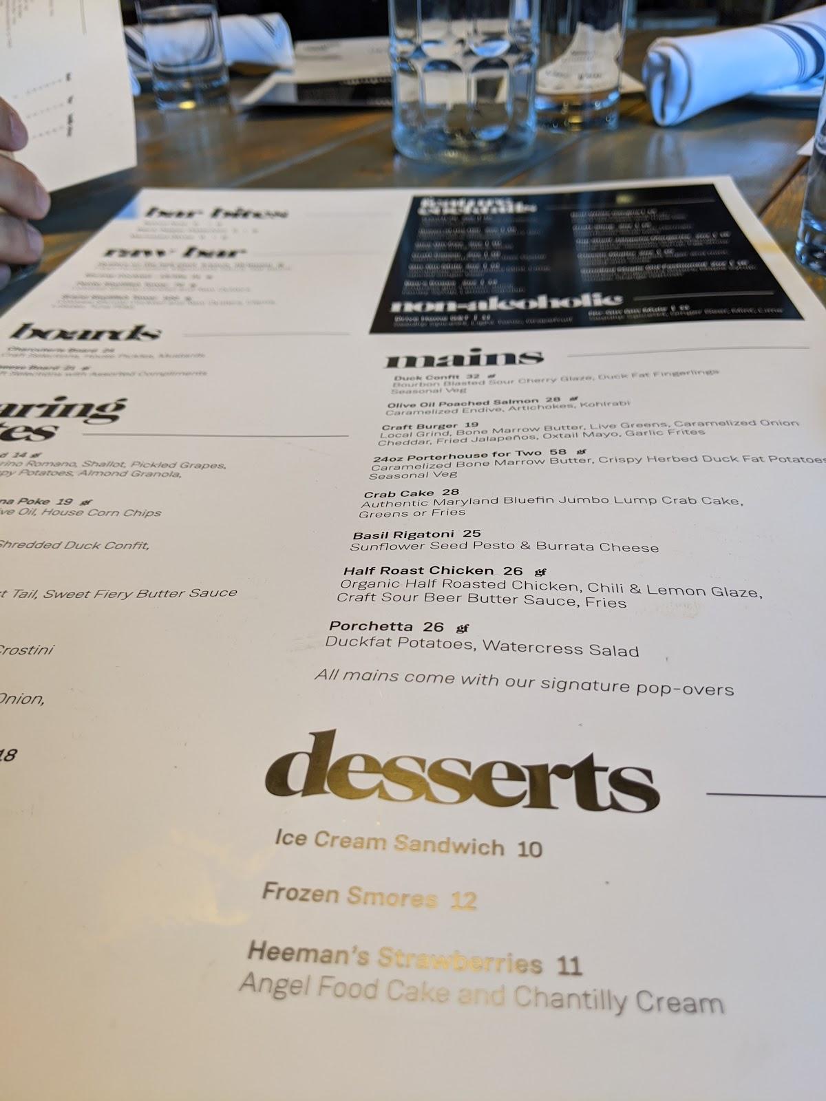 Menu at Craft Farmacy pub & bar, London