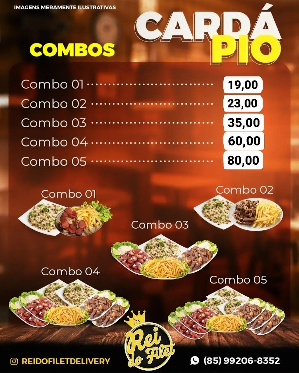 Carta del restaurante REI DO FILET, Pentecoste