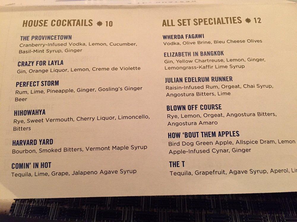Menu at All Set Restaurant & Bar, Silver Spring