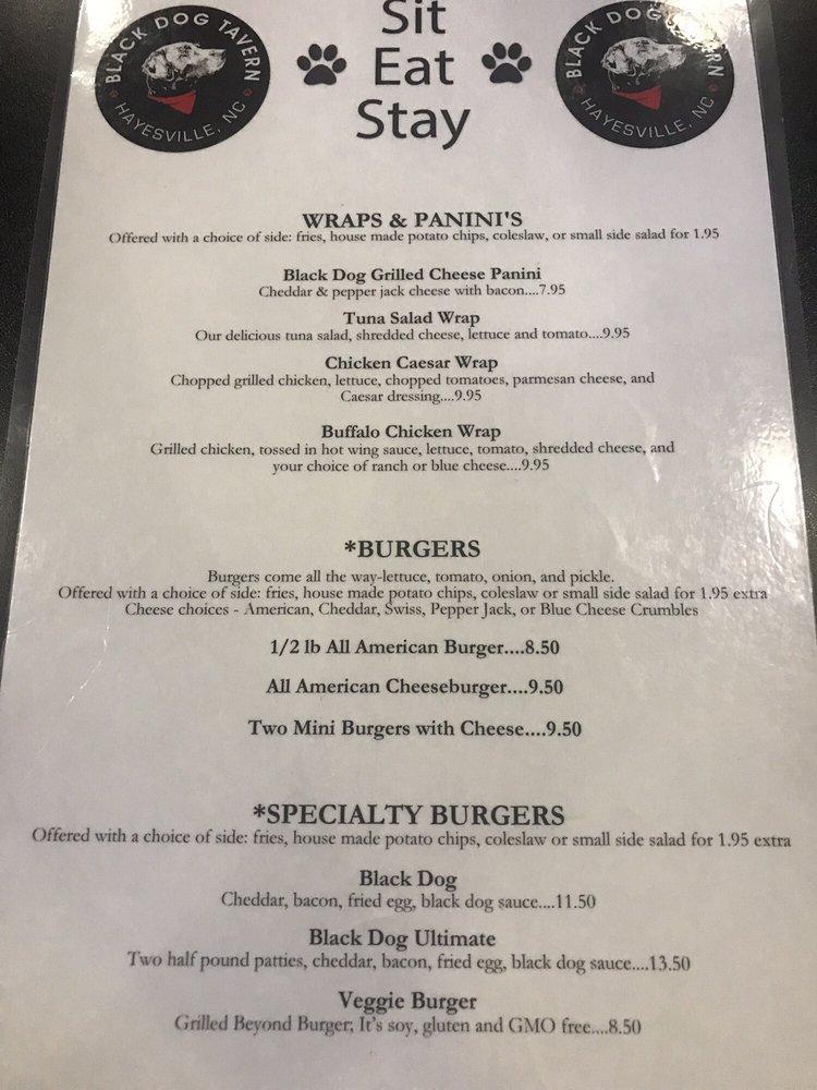 Menu at Fat Dog Sports Bar & Grill, Hayesville
