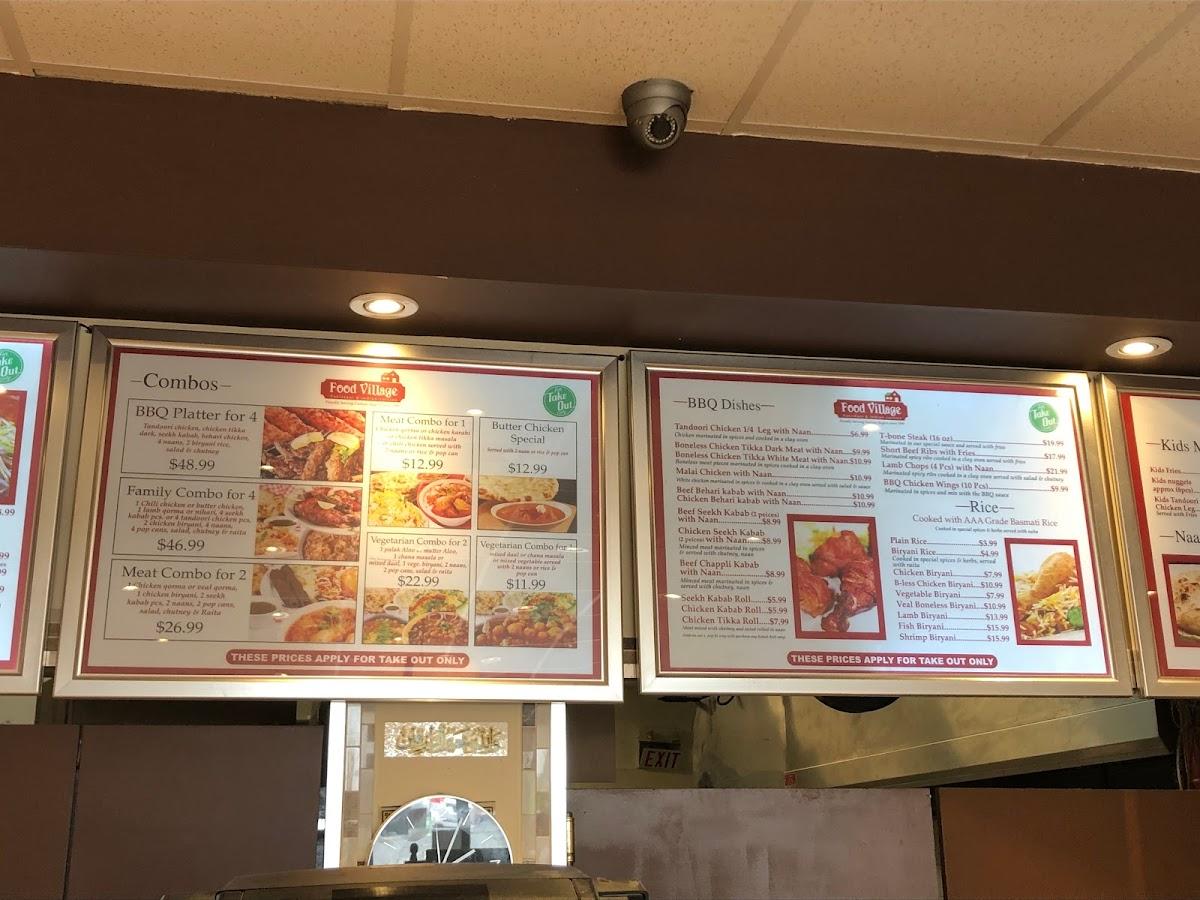 Menu at Food Village restaurant, Whitby, Dundas St E #15