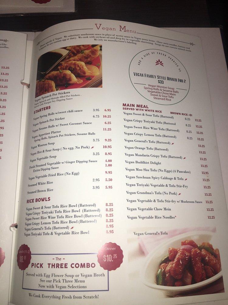 Menu at Red Dragon Northside restaurant, Spokane, E Diamond Ave