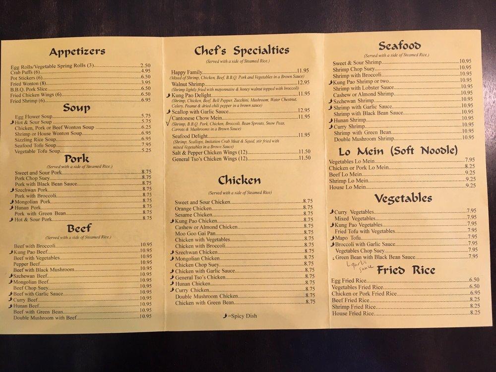 Menu at New Silver Dragon Chinese Restaurant, Phoenix