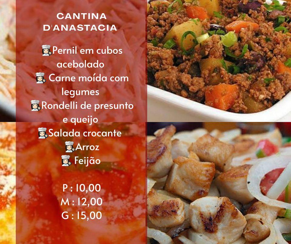Menu at Cantina D Anastacia restaurant, Varginha