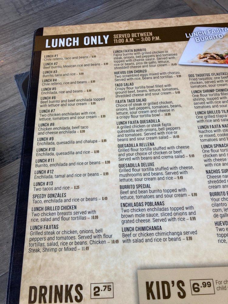 Menu at GRAN RODEO pub & bar, Suffolk