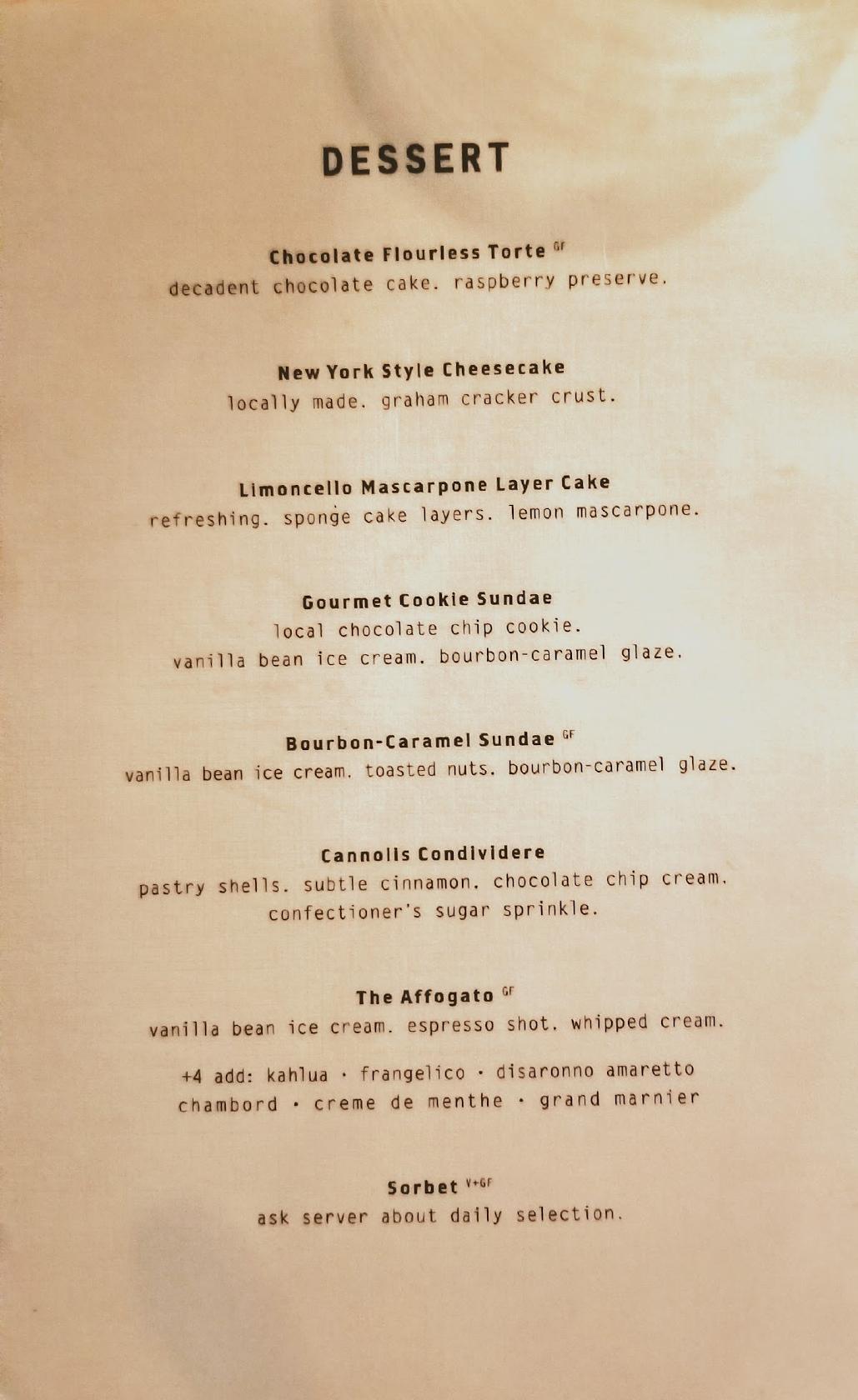 Menu at New York Restaurant, Catskill
