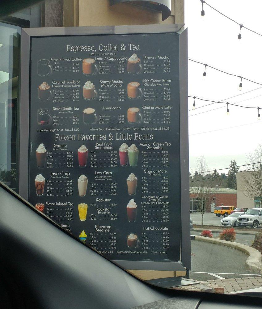 Menu at The Human Bean | W 11th, Eugene restaurant, Eugene, W 11th Ave