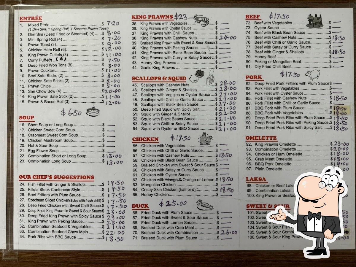 Hong Kong Chinese Fast Food Restaurant, Taree - Restaurant menu, prices ...