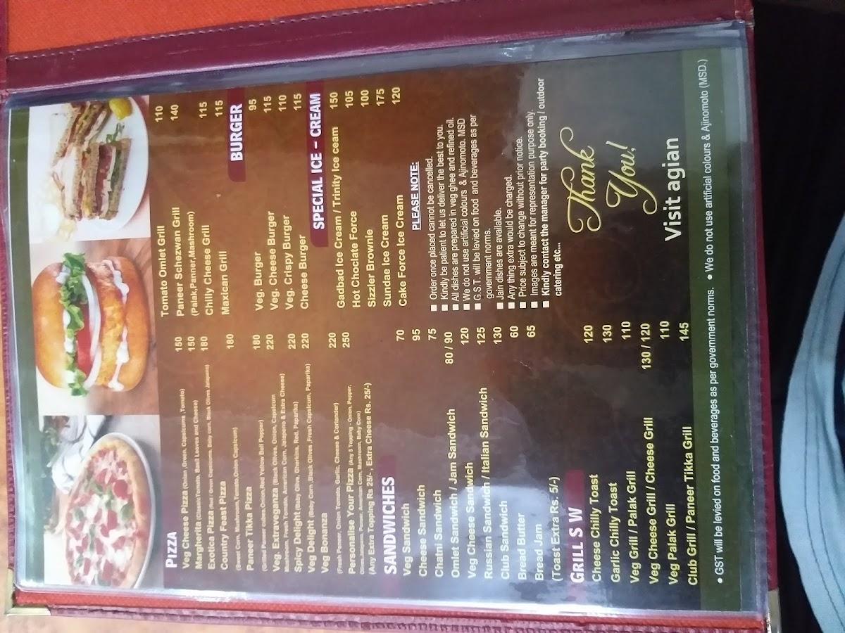 Menu at Hotel Parimala, Thane