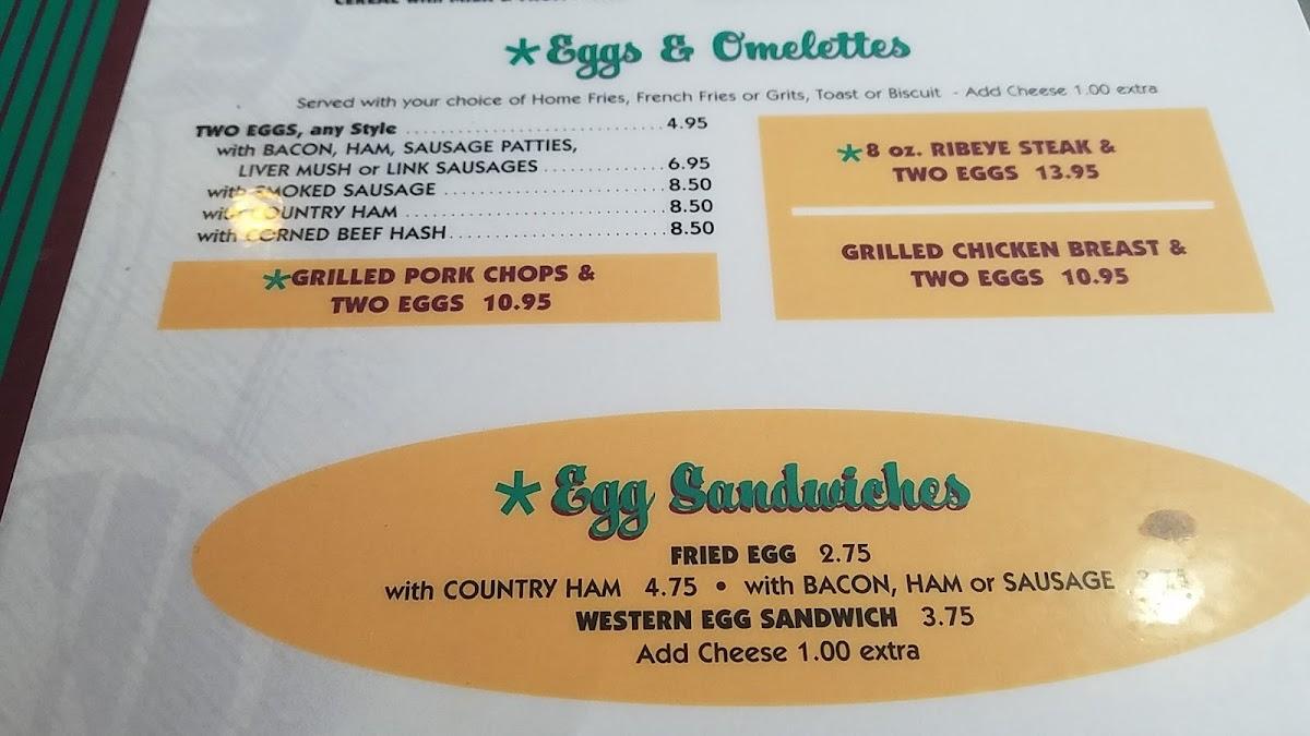 Menu at Landmark Restaurant Diner, Charlotte