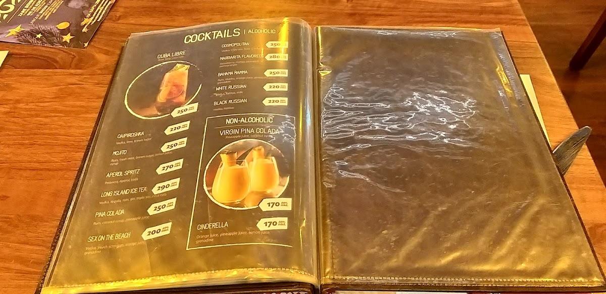 Menu at Soul Kitchen East Gate Mall restaurant, Skopje